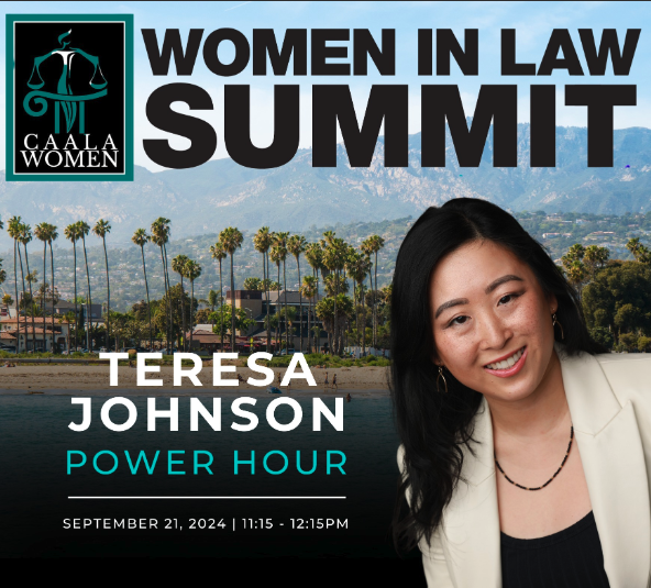 Teresa Johnson Speaks at CAALA’s Women in Law Summit - Kramer Law